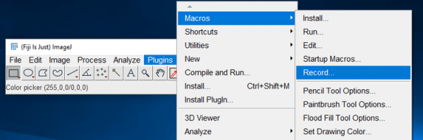 Building An Imagej Macro For Batch Processing Of Images From Imaging