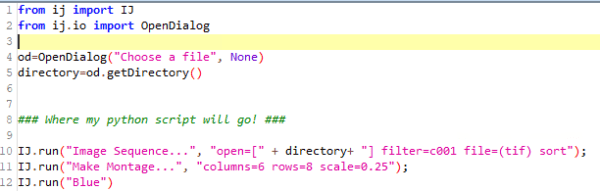 An Introduction To Jython Coding Using Python With Imagej
