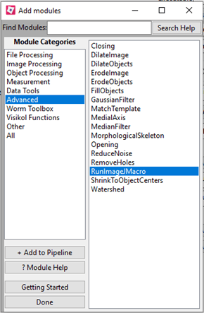 How to Integrate ImageJ Functions into Cell Profiler
